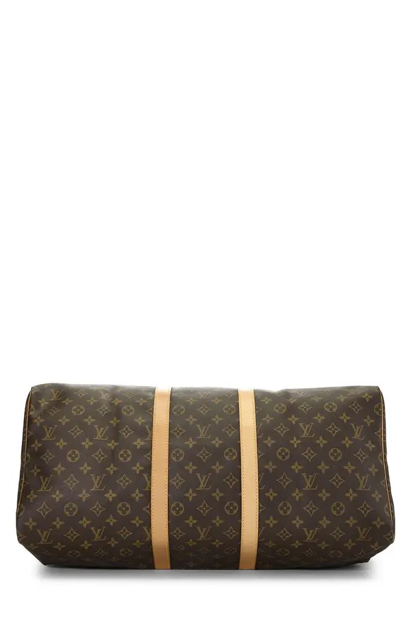 LOUIS VUITTON Monogram Keepall 55 - Brown