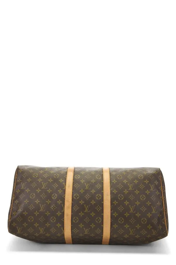 LOUIS VUITTON Monogram Keepall 55 - Brown