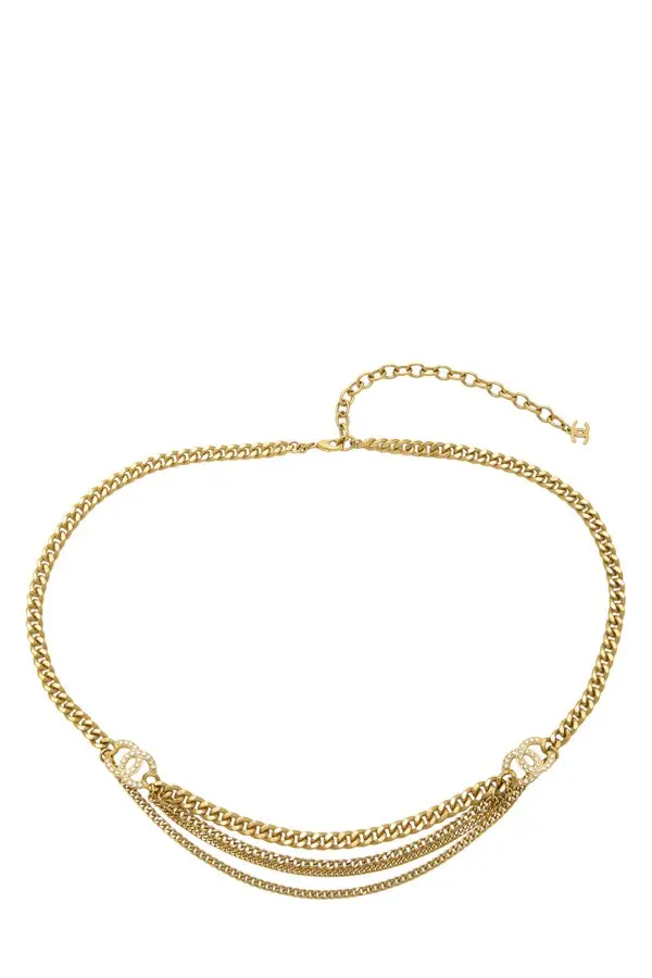 Chanel Tone Cc Chain Belt - Black