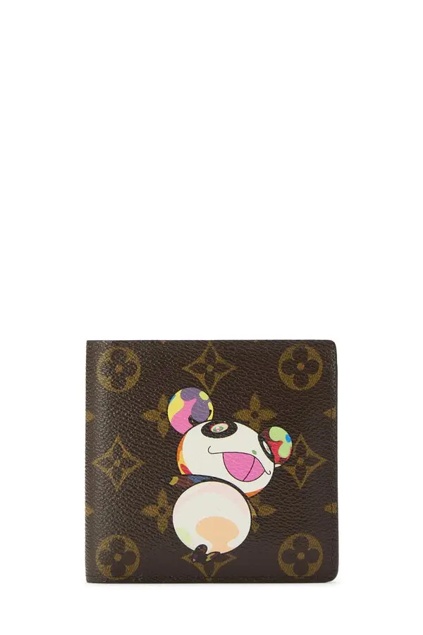 LOUIS VUITTON Takashi Murakami X Monogram Canvas Panda Marco Wallet