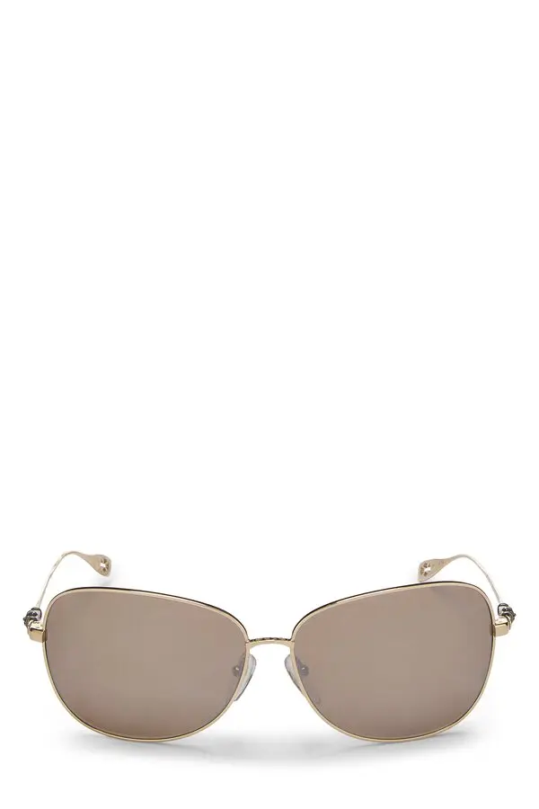 Chrome Hearts Stains Iii Sunglasses - Gold