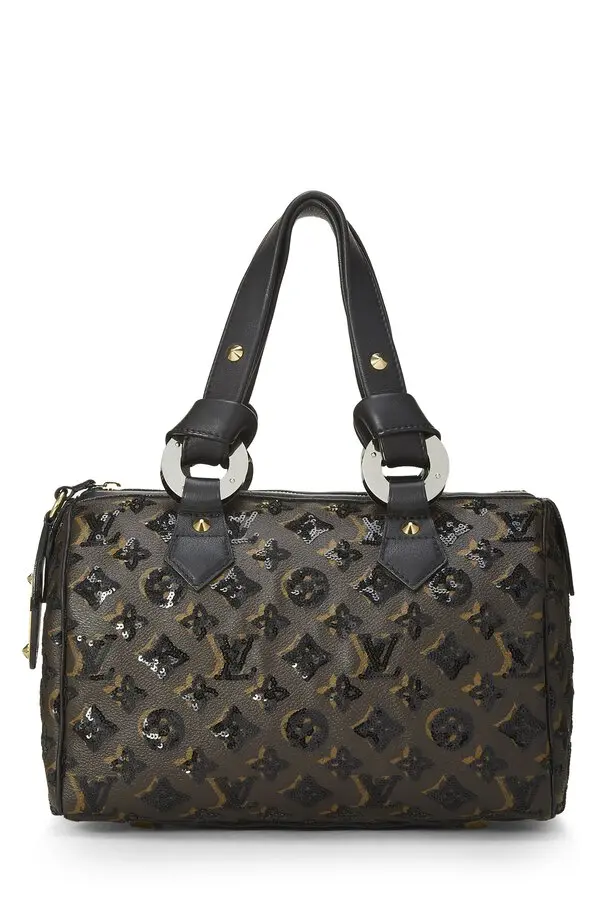 LOUIS VUITTON Monogram Eclipse Speedy 30 - Black