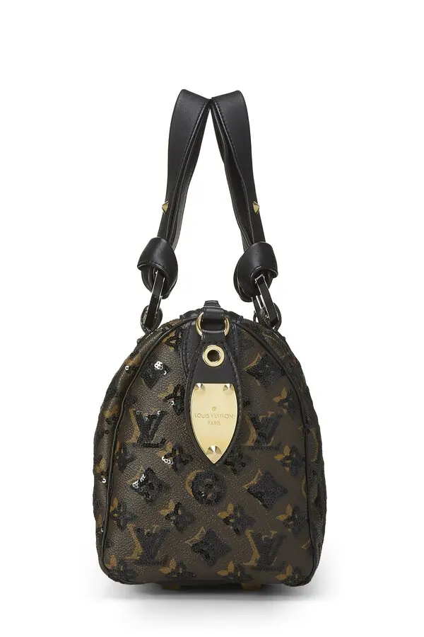 LOUIS VUITTON Monogram Eclipse Speedy 30 - Black