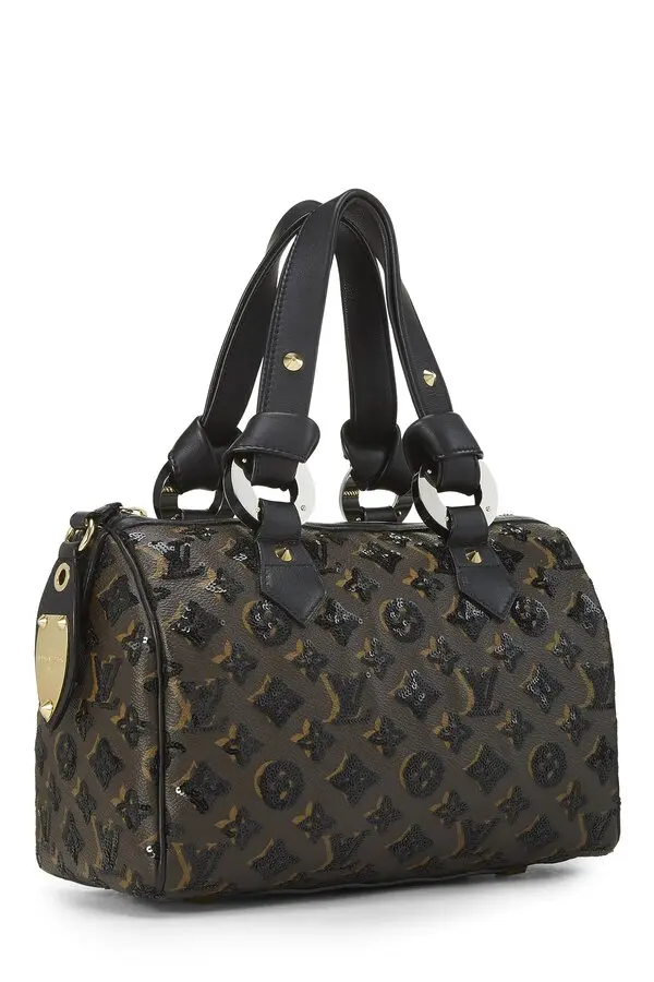LOUIS VUITTON Monogram Eclipse Speedy 30