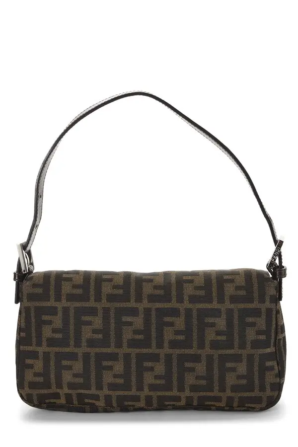 Fendi Zucca Canvas Baguette - Brown