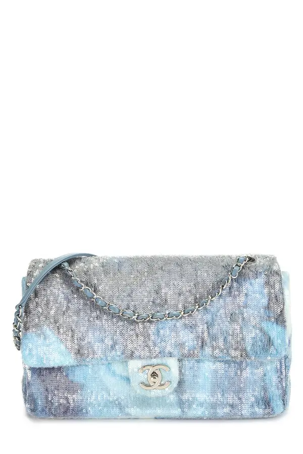 Chanel Sequin Waterfall Flap Bag