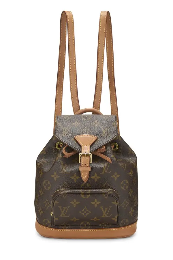 LOUIS VUITTON Monogram Montsouris Backpack - Brown