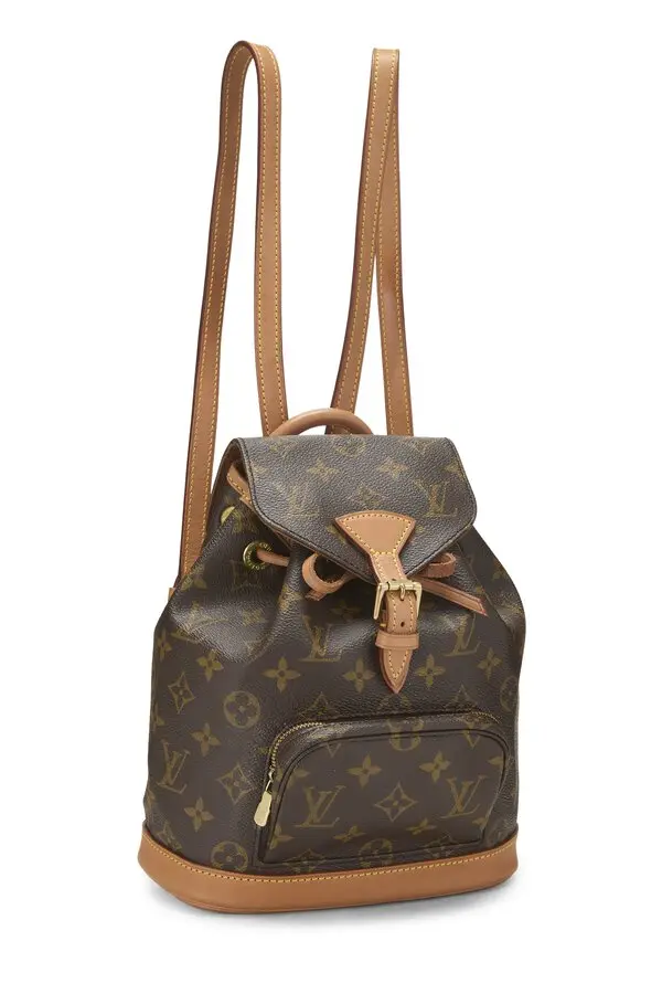 LOUIS VUITTON Monogram Montsouris Backpack - Brown