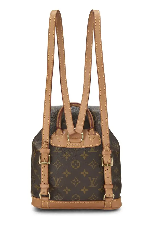 LOUIS VUITTON Monogram Montsouris Backpack - Brown