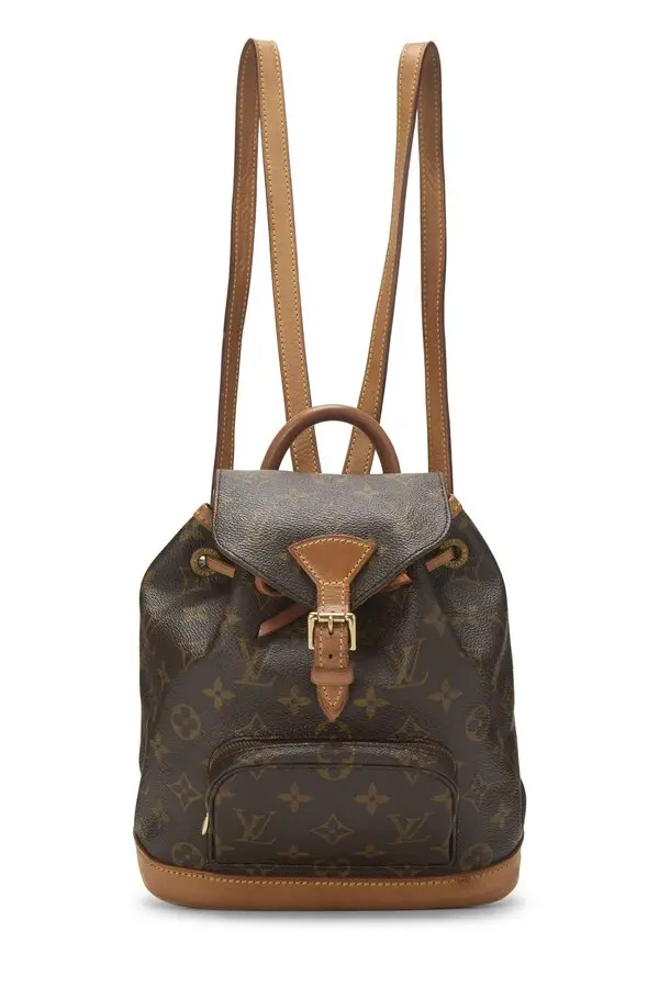 LOUIS VUITTON Monogram Montsouris Backpack - Brown