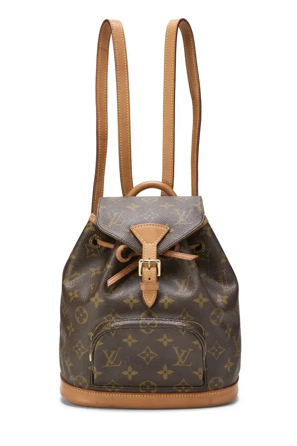 LOUIS VUITTON Monogram Montsouris Backpack - Brown