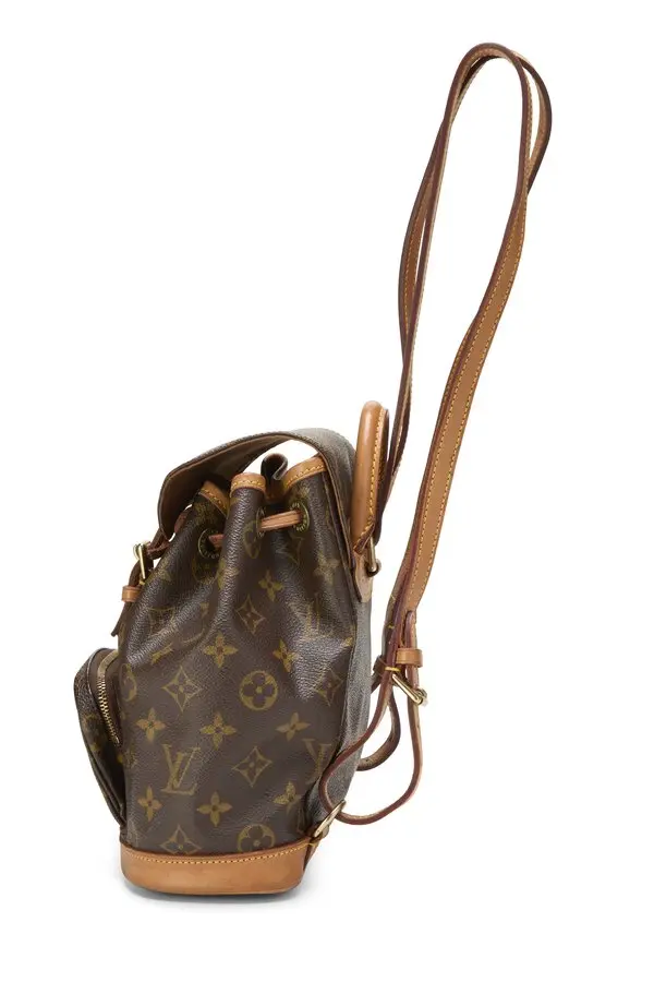 LOUIS VUITTON Monogram Montsouris Backpack - Brown