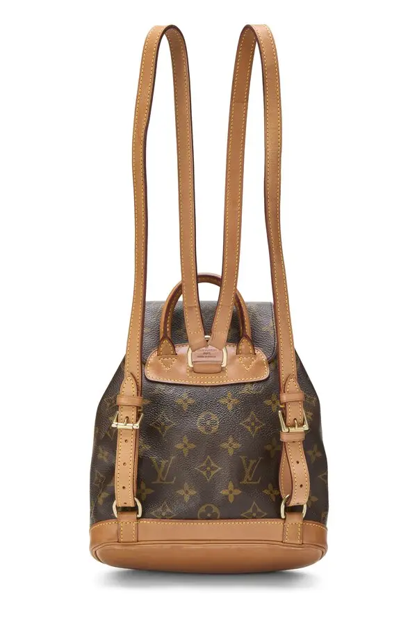 LOUIS VUITTON Monogram Montsouris Backpack - Brown