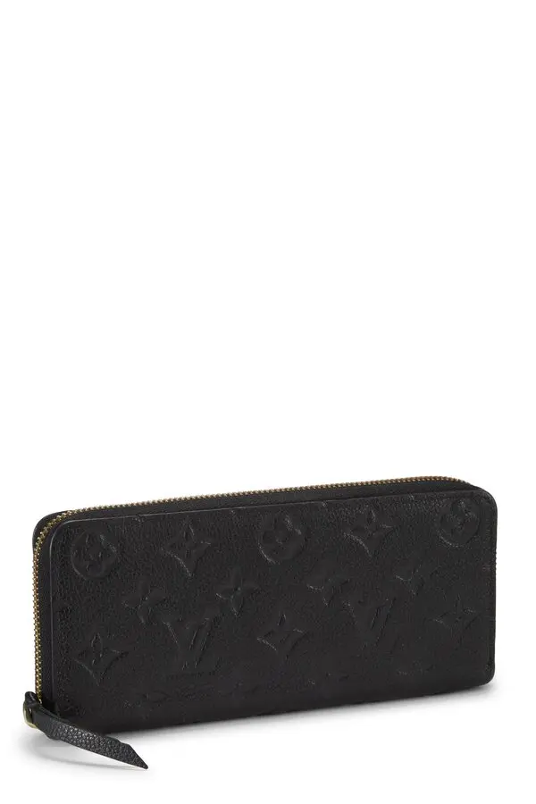 LOUIS VUITTON Monogram Empreinte Clemence Wallet