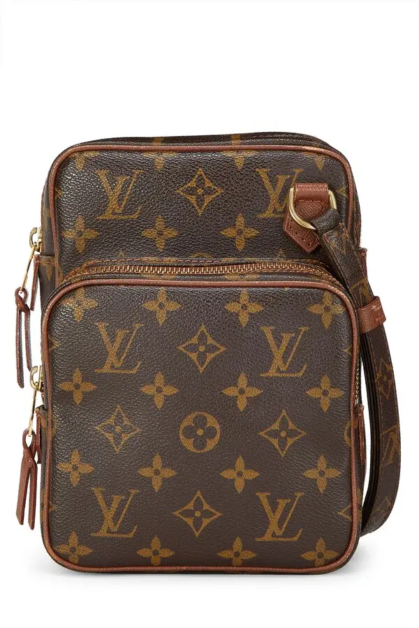 LOUIS VUITTON Comme Des Garçons Monogram Canvas Sac 2 Poches - Brown