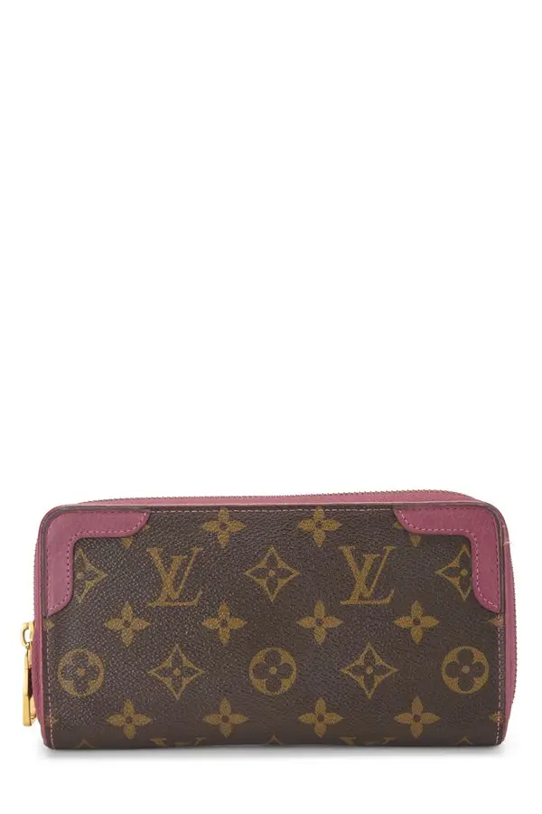 LOUIS VUITTON Monogram Canvas Sarah Retiro Wallet - Red