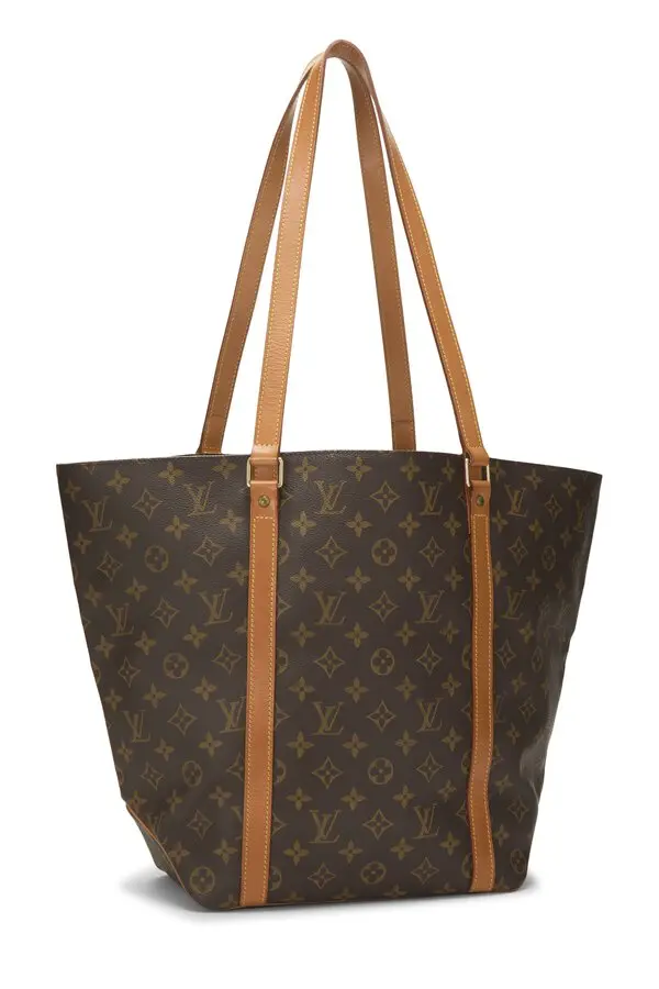 LOUIS VUITTON Monogram Sac Shopping - Brown