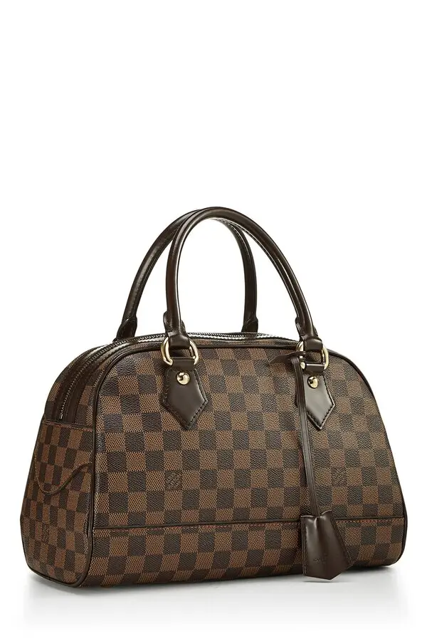 LOUIS VUITTON Damier Ebene Duomo Top Handle Bag