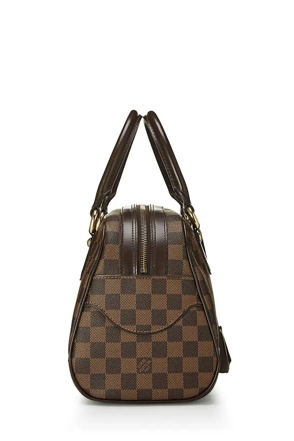 LOUIS VUITTON Damier Ebene Duomo Top Handle Bag