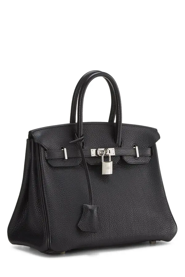 Hermès Togo Birkin 25 Handbag - Black