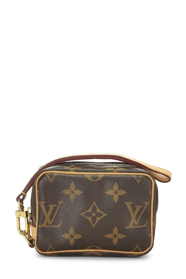 LOUIS VUITTON Monogram Canvas Wapity Case - Brown