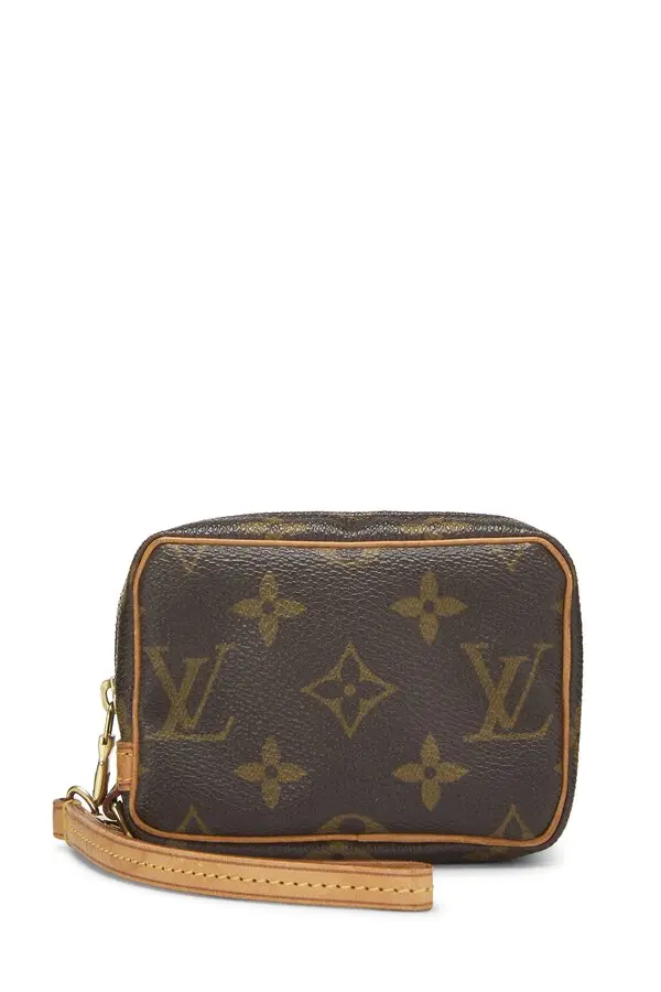 LOUIS VUITTON Monogram Canvas Wapity Case - Brown