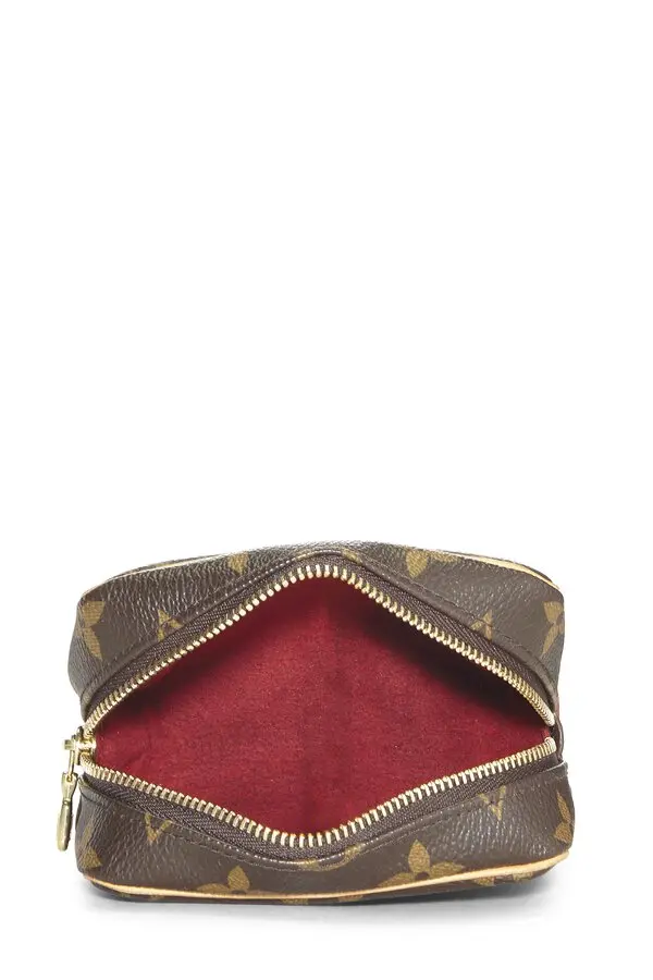 LOUIS VUITTON Monogram Canvas Wapity Case - Brown
