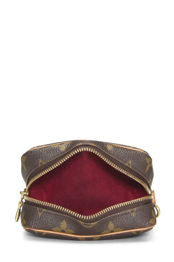 LOUIS VUITTON Monogram Canvas Wapity Case - Brown