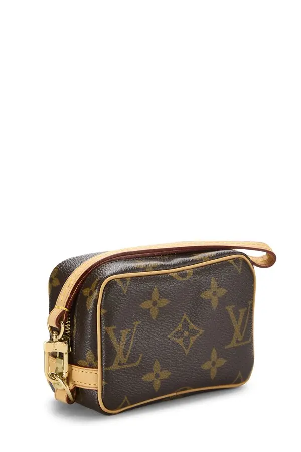 LOUIS VUITTON Monogram Canvas Wapity Case - Brown