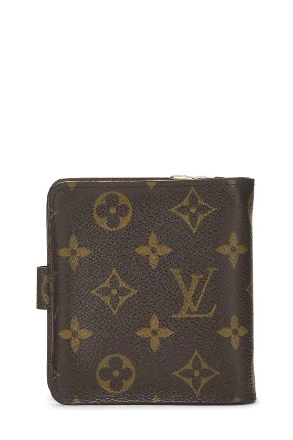 LOUIS VUITTON Monogram Canvas Compact Zip Wallet