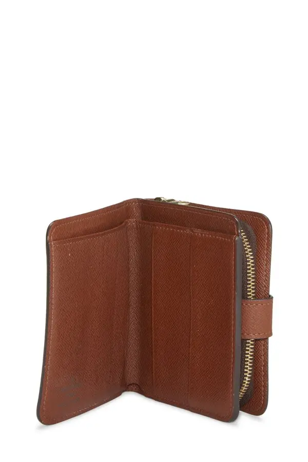LOUIS VUITTON Monogram Canvas Compact Zip Wallet