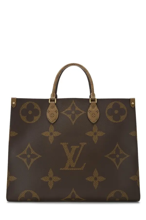 LOUIS VUITTON Giant Monogram On The Go - Brown