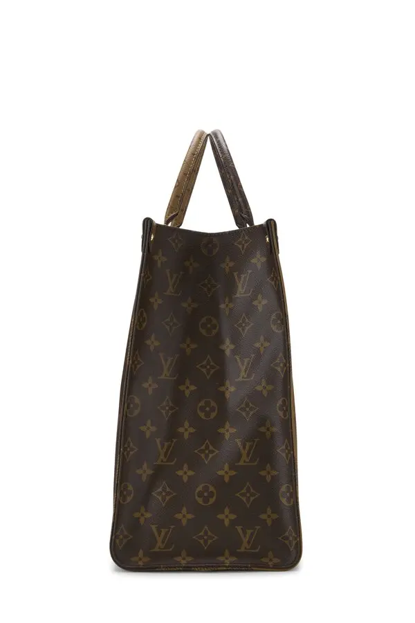 LOUIS VUITTON Giant Monogram On The Go - Brown