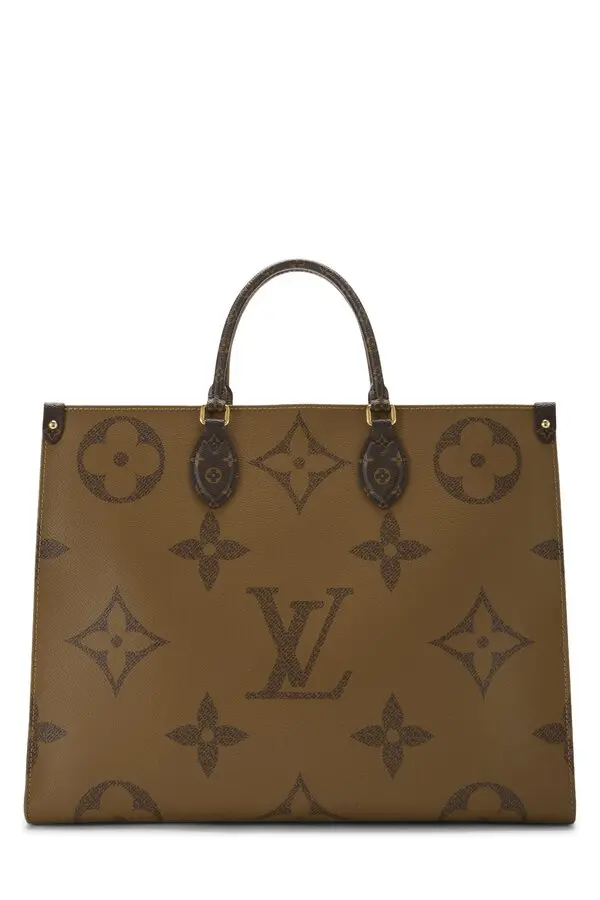 LOUIS VUITTON Giant Monogram On The Go - Brown