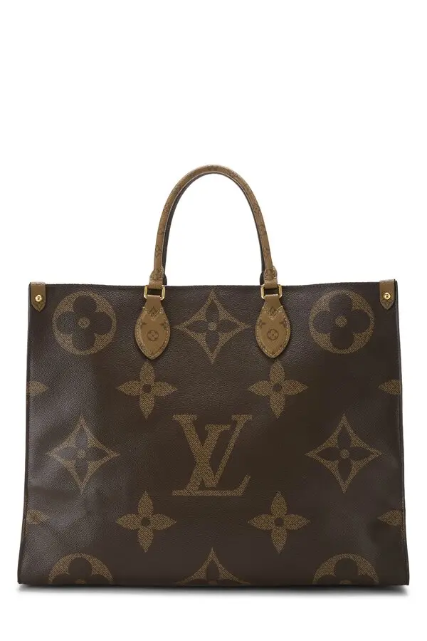 LOUIS VUITTON Giant Monogram On The Go - Brown