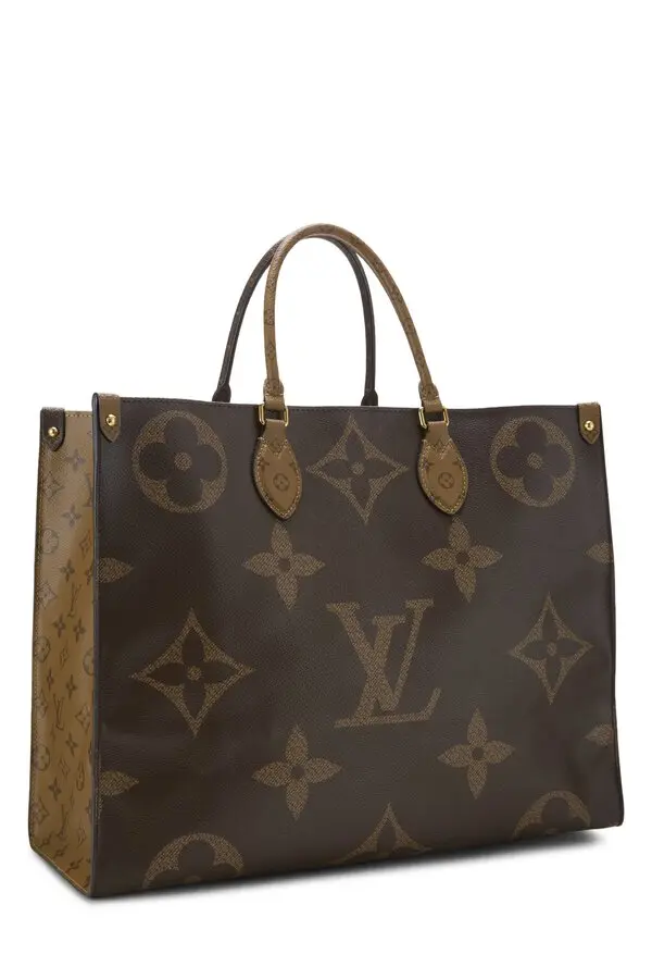 LOUIS VUITTON Giant Monogram On The Go - Brown