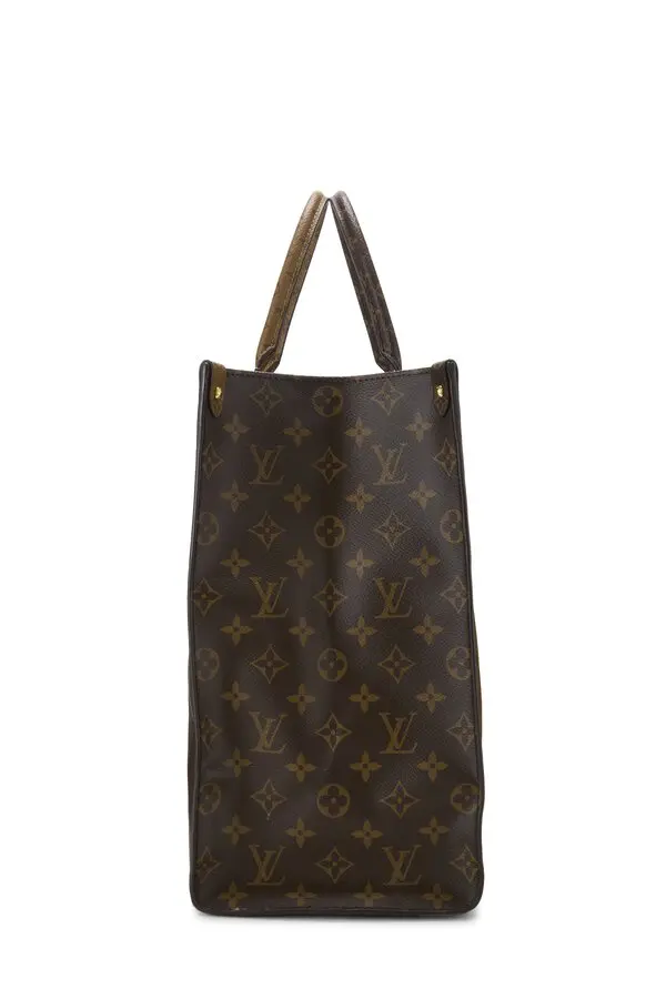 LOUIS VUITTON Giant Monogram On The Go - Brown