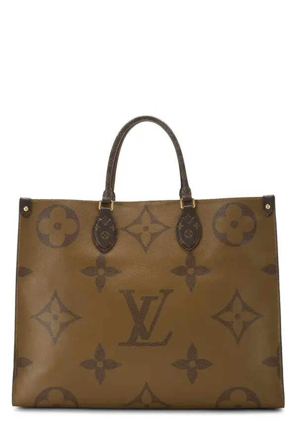 LOUIS VUITTON Giant Monogram On The Go - Brown