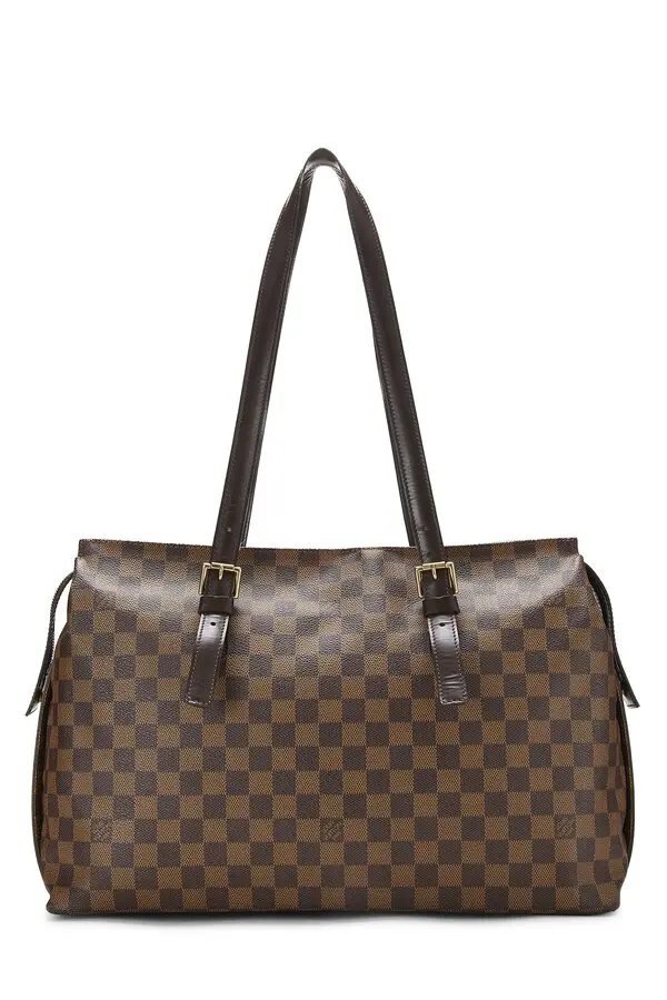 LOUIS VUITTON Damier Ebene Chelsea Shoulder Bag - Brown