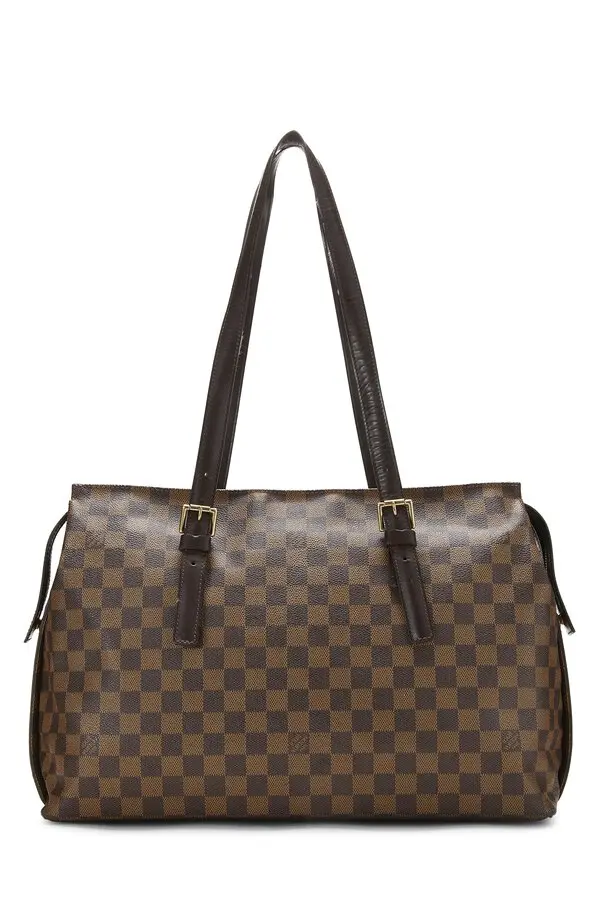 LOUIS VUITTON Damier Ebene Chelsea Shoulder Bag - Brown