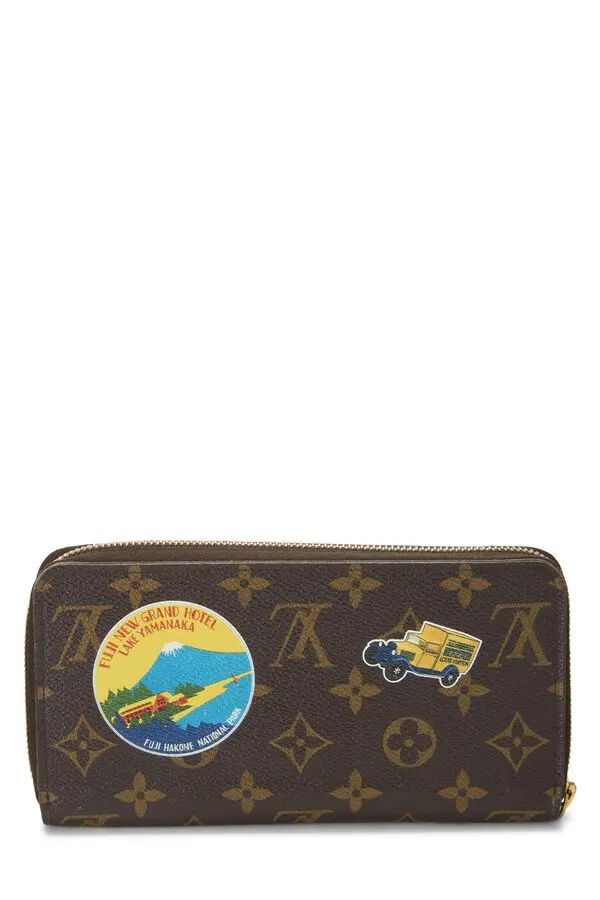 LOUIS VUITTON Monogram Canvas World Tour Zippy Continental - Brown