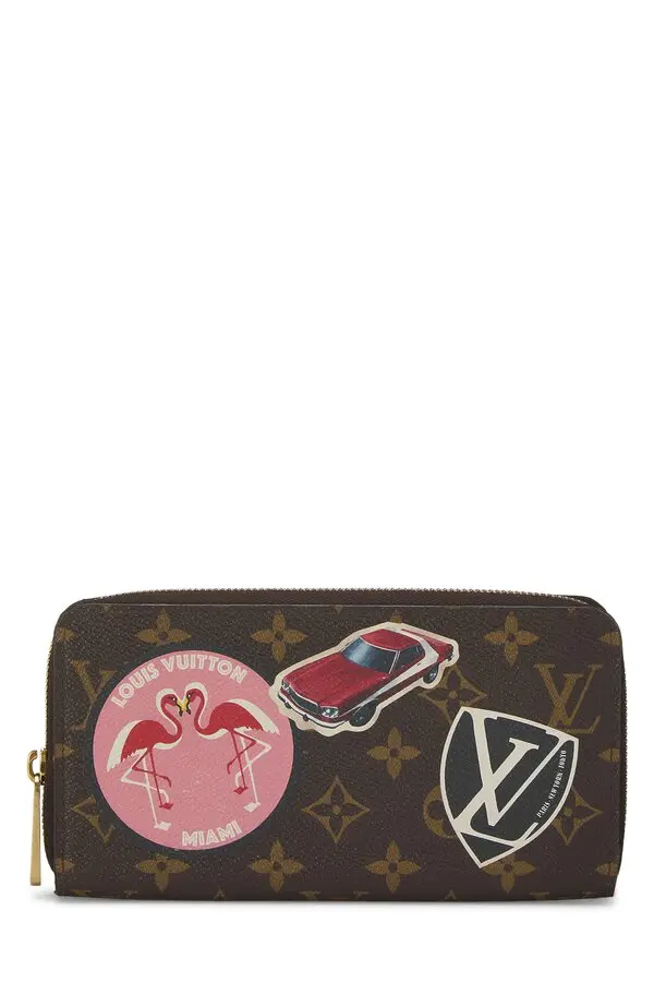 LOUIS VUITTON Monogram Canvas World Tour Zippy Continental - Brown
