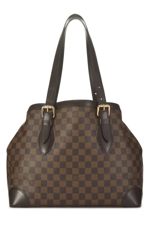 LOUIS VUITTON Damier Ebene Hampstead Tote - Brown