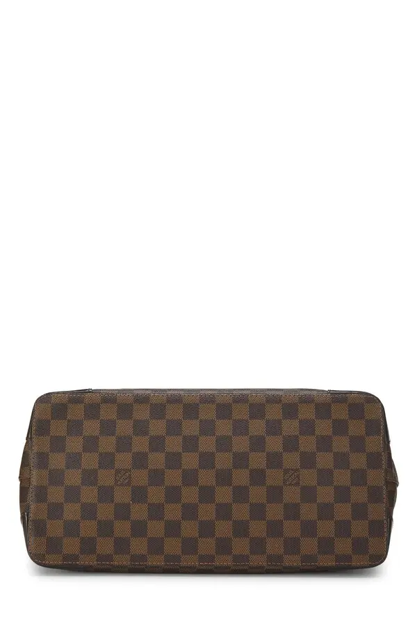 LOUIS VUITTON Damier Ebene Hampstead Tote - Brown