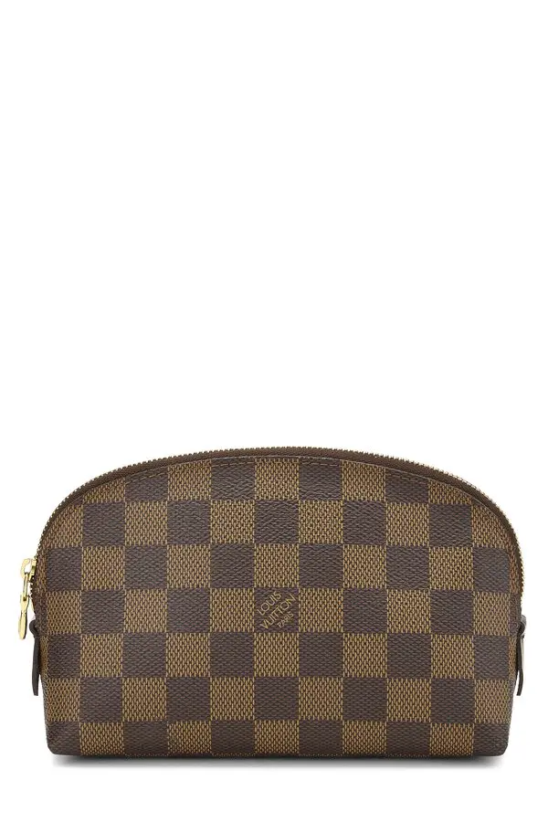 LOUIS VUITTON Damier Ebene Pochette Cosmetique - Brown