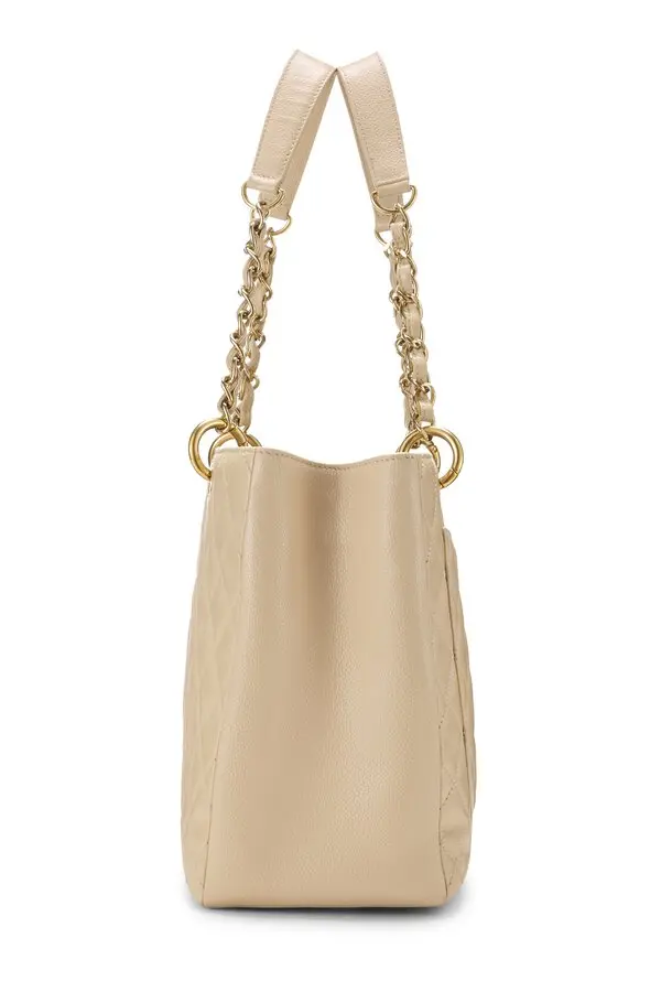 Chanel Quilted Caviar Grand Shopping Tote