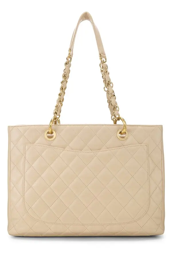 Chanel Quilted Caviar Grand Shopping Tote