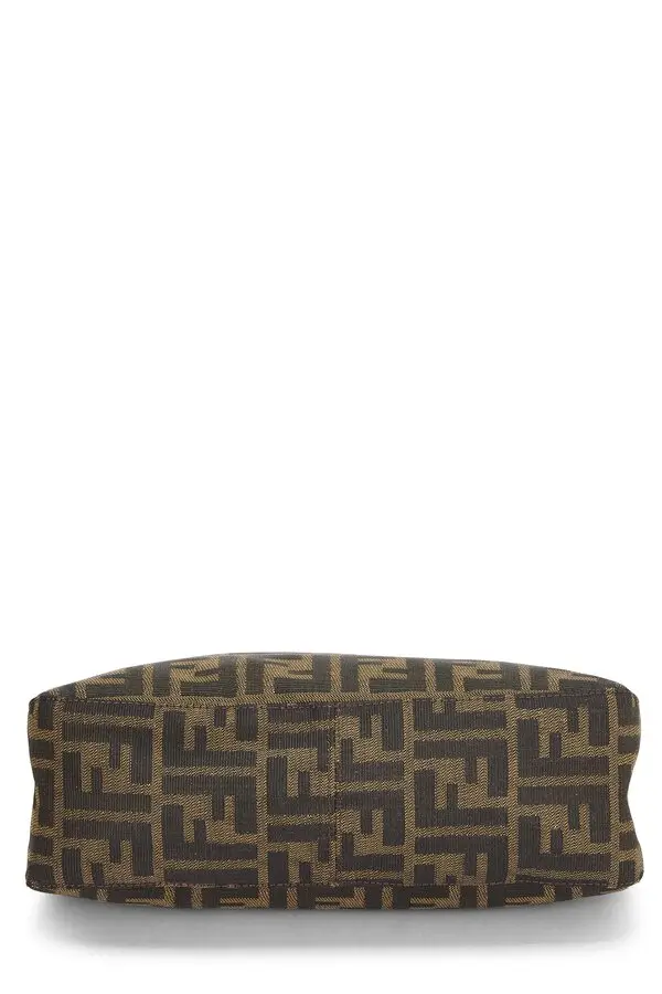 Fendi Zucca Canvas Shoulder Bag - Brown