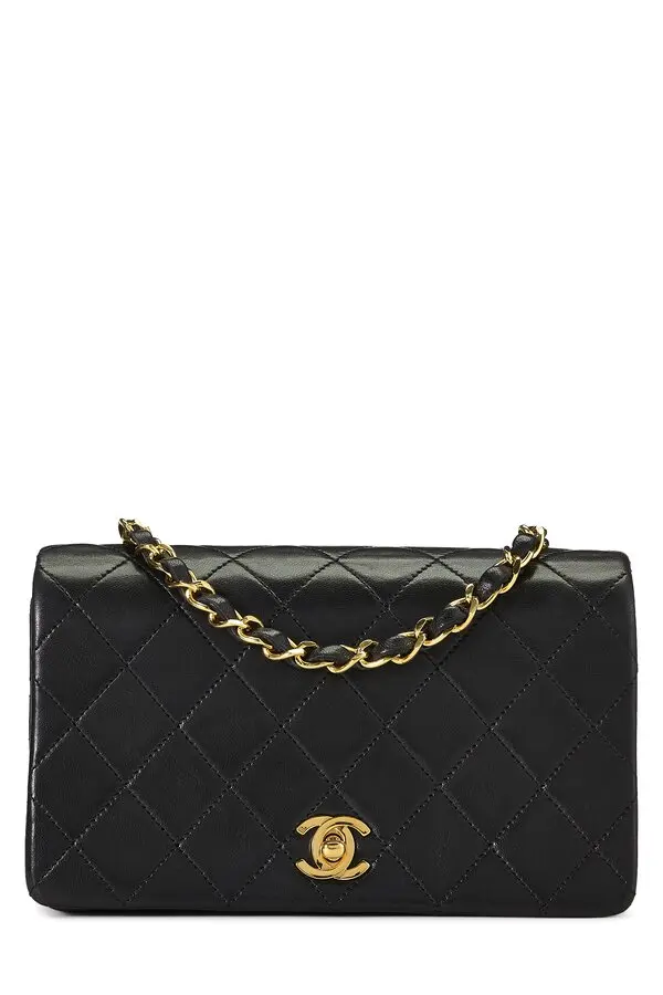 Chanel Quilted Lambskin Full Flap - Black