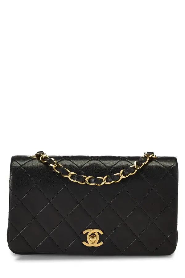 Chanel Quilted Lambskin Full Flap - Black